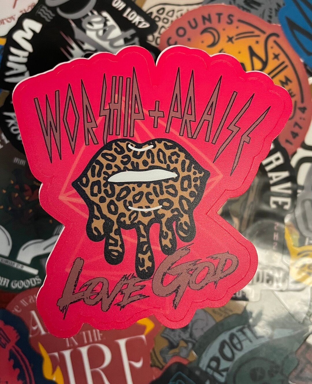 Love God Sticker, Vinyl Sticker, Christian Sticker, Jesus Decal, God ...