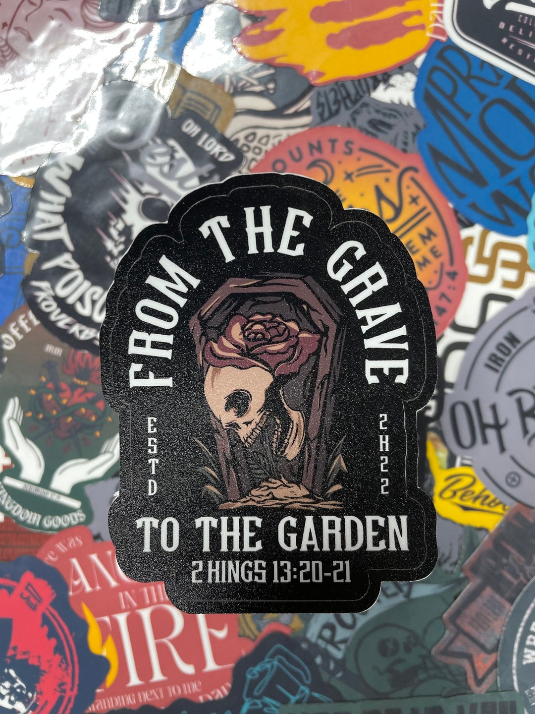 Grave Sticker, Vinyl Sticker, Christian Sticker, Jesus Decal, God ...