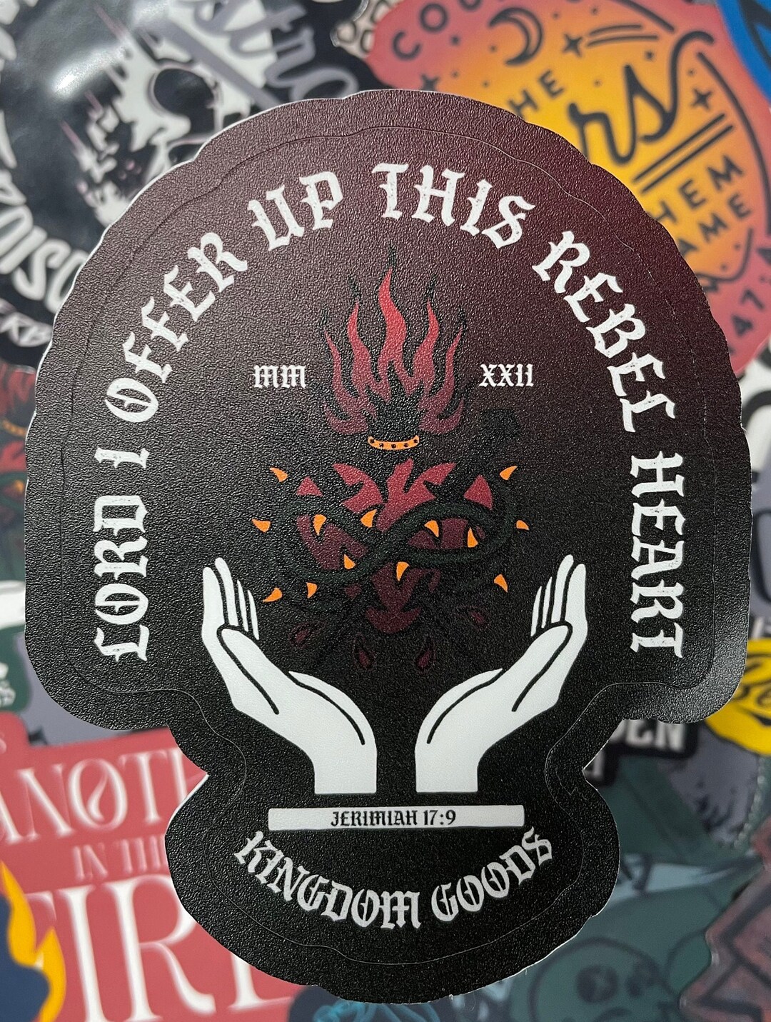 Rebel Sticker, Vinyl Sticker, Christian Sticker, Jesus Decal, God ...