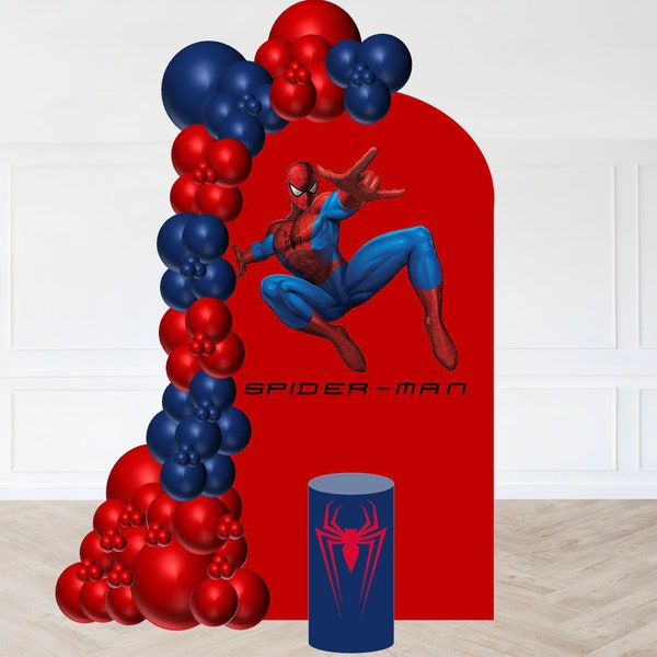Spiderman Circle Backdrop Cover - Etsy