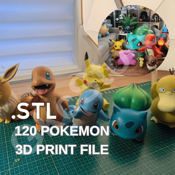 Pokemons Stl Files - Etsy