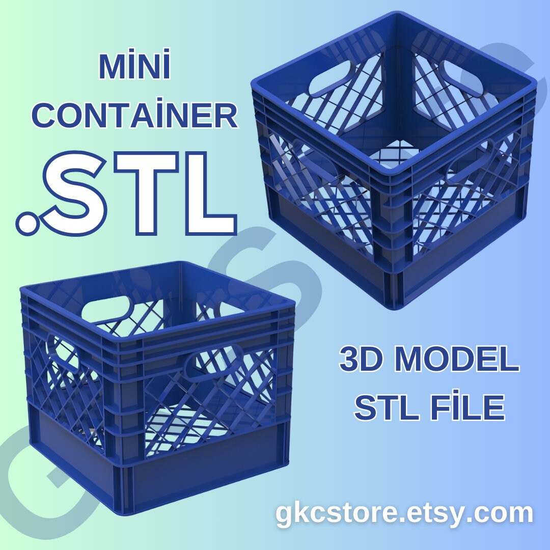 Mini Container/milk STL File - Creative and Versatile Design for 3D ...