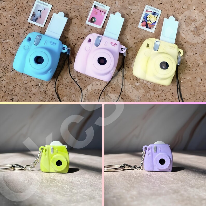 Customizable Insta Photo Camera 3D Printer STL File - Personalize With Your Own Photos! - Etsy