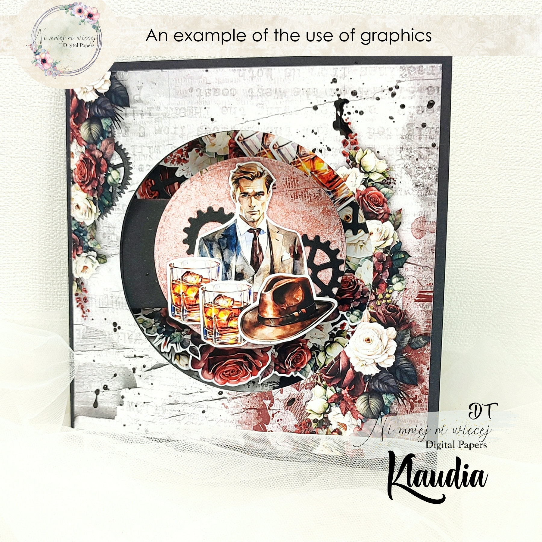 With Men in Mind Collection, Printable Digital Papers, JPEG Paper Pack ...
