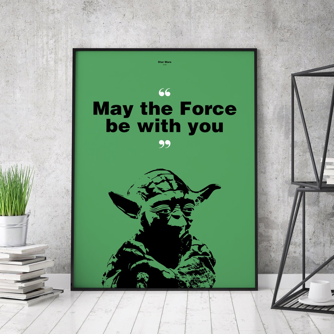Star Wars Movie Quote Poster Digital Download Wall Art Print Printable ...