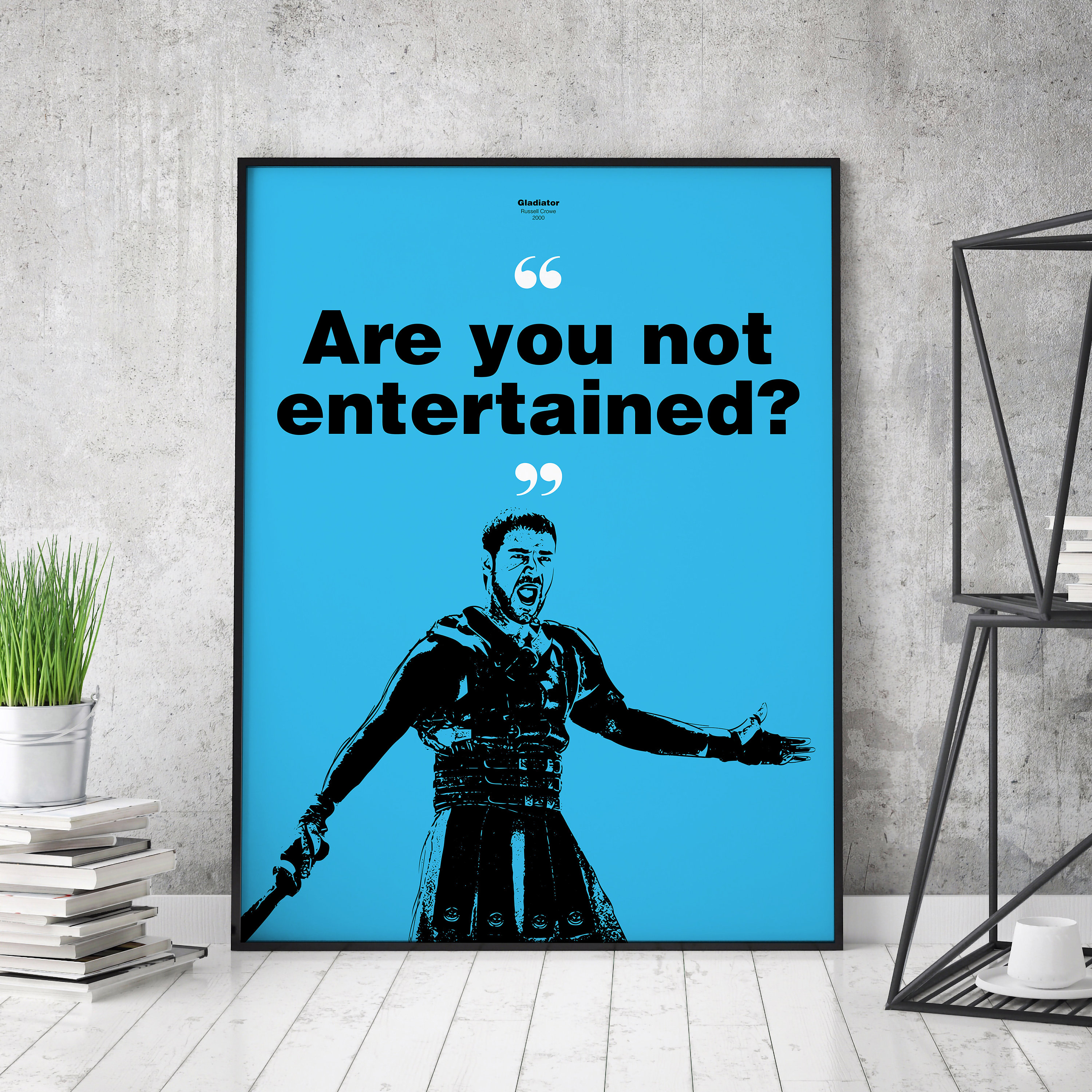 Gladiator Movie Quote Poster | Digital Download | Wall Art Print ...