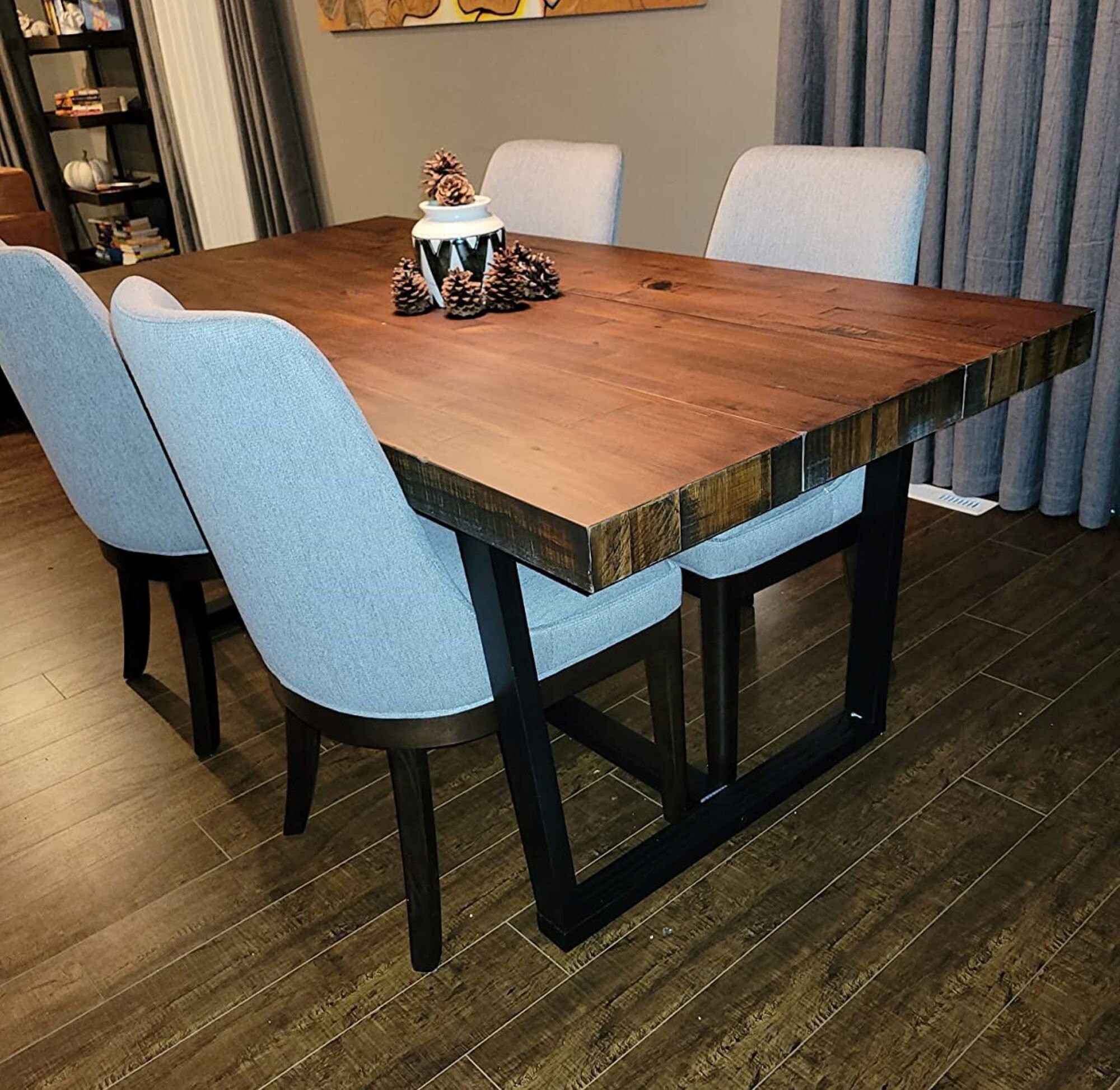 72 Inch Solid Wood Dinning Table Wood Dining Table - Etsy