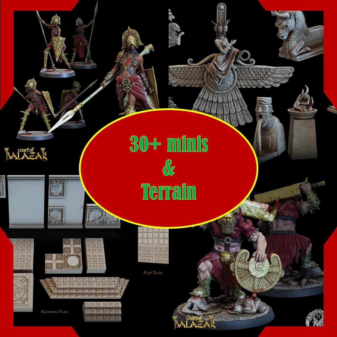 DND Miniatures Pack 3 3D Printable Files STL Files Ready - Etsy
