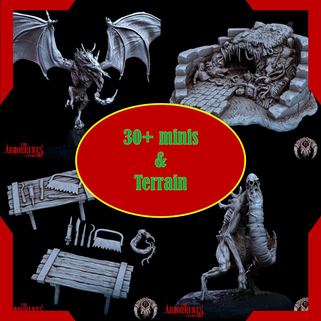 DND Miniatures Pack 1 3D Printable Files STL Files Ready - Etsy