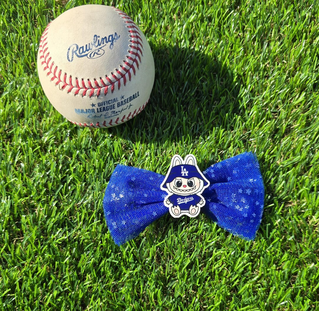 Dodgers Labubu Bow - Etsy