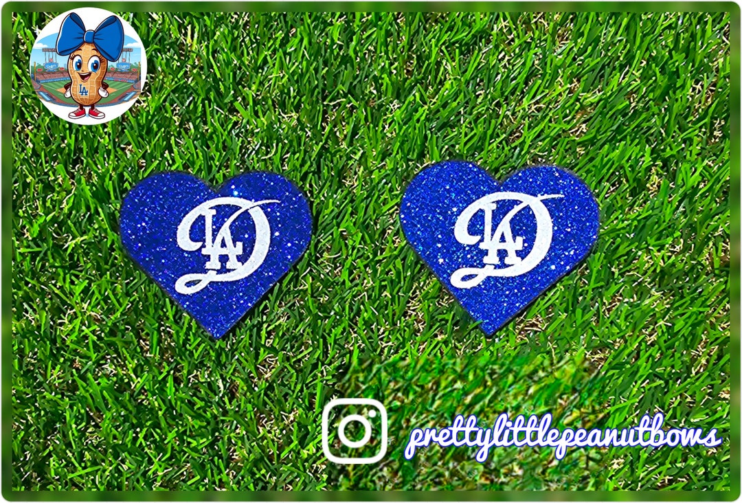 Dodgers City Connect Pigtail Clips - Etsy