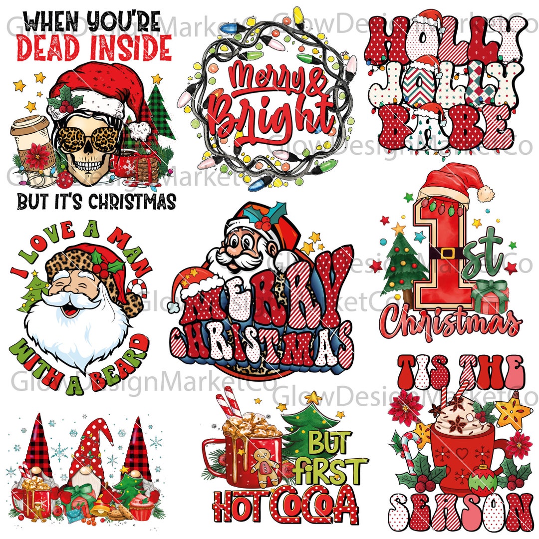 Merry Christmas Bundle Png, Christmas Png, Christmas Png, Western PNG ...