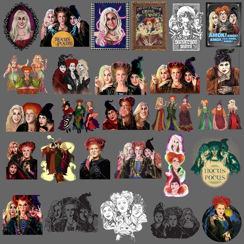 90+ Hocu Pocu PNG Bundle, Halloween Png, Sandersonn Sisterss Png, Hocu ...