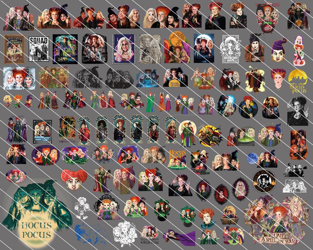 90+ Hocu Pocu PNG Bundle, Halloween Png, Sandersonn Sisterss Png, Hocu Pocu Halloween, Witches ...