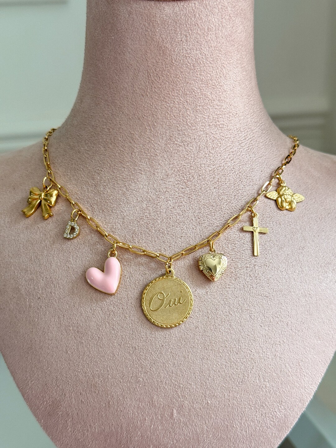 Custom Charm Necklace Create Your Own Charm Necklace, Build a Custom ...