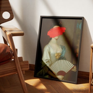 Altered Art Print, Renaissance Painting, Vintage Portrait Woman Print ...