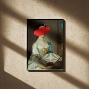 Altered Art Print, Renaissance Painting, Vintage Portrait Woman Print ...