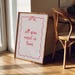 All You Need is Love Poster, Trendy Valentine Retro Love Wall Art ...