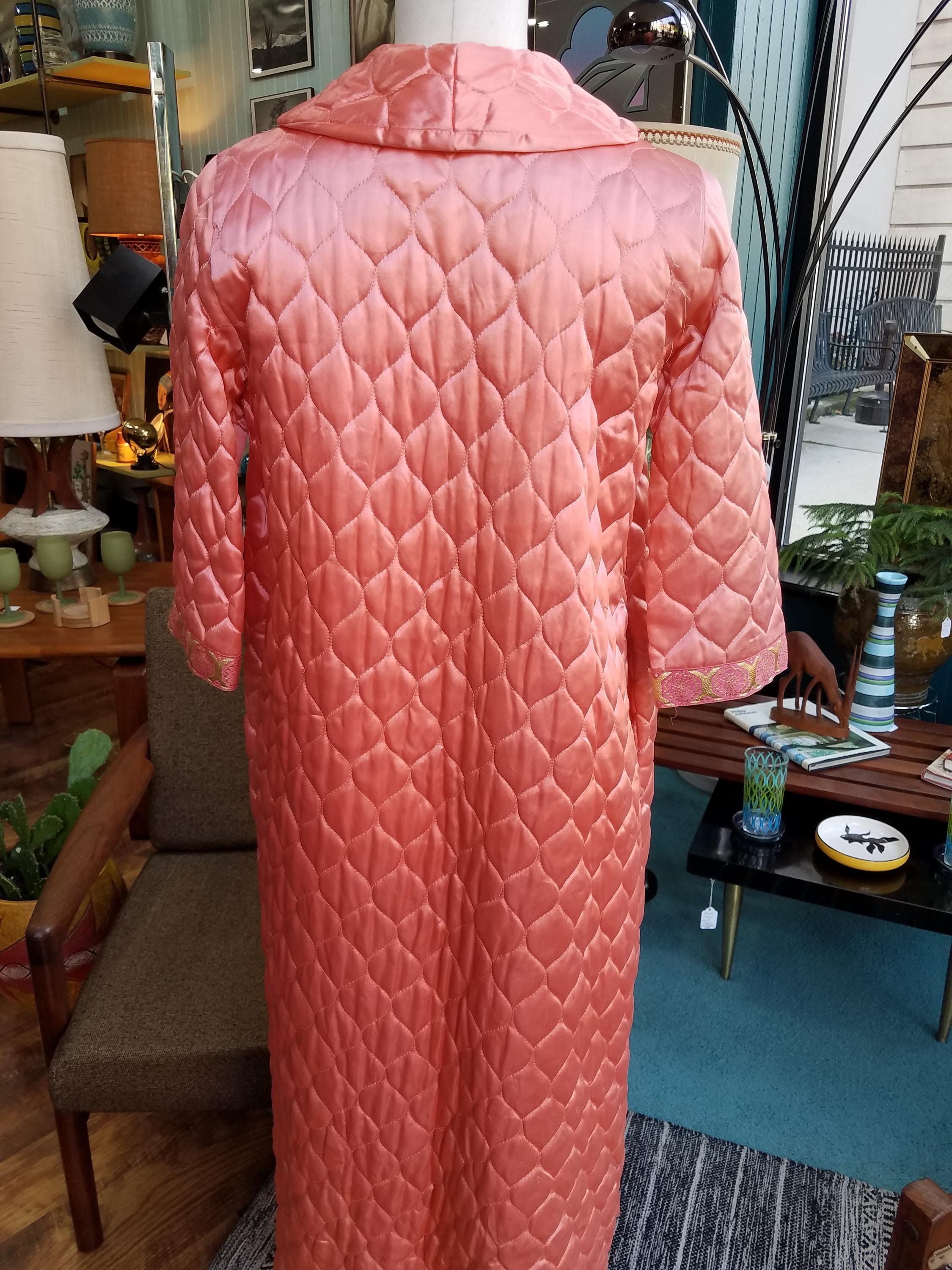 Quilted Pink Robe - Etsy