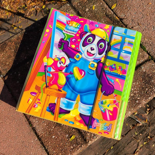 Lisa Frank Trapper Keeper - Etsy