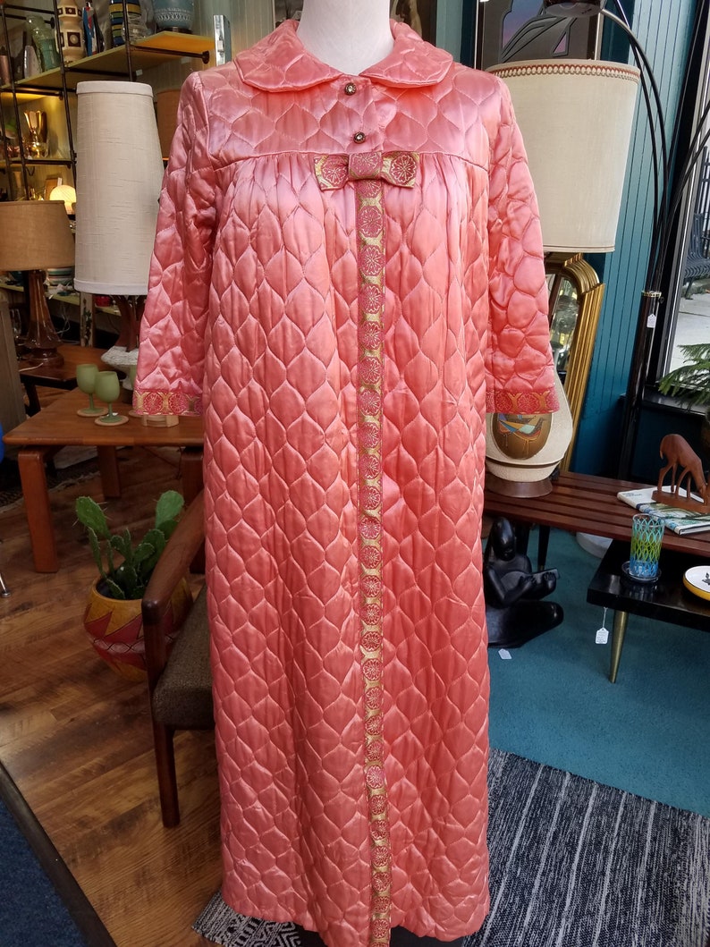 Quilted Pink Robe - Etsy