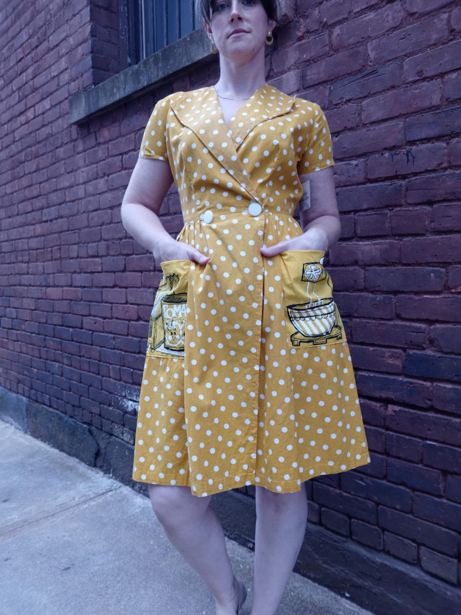 50s Princess Peggy House Dress - Etsy
