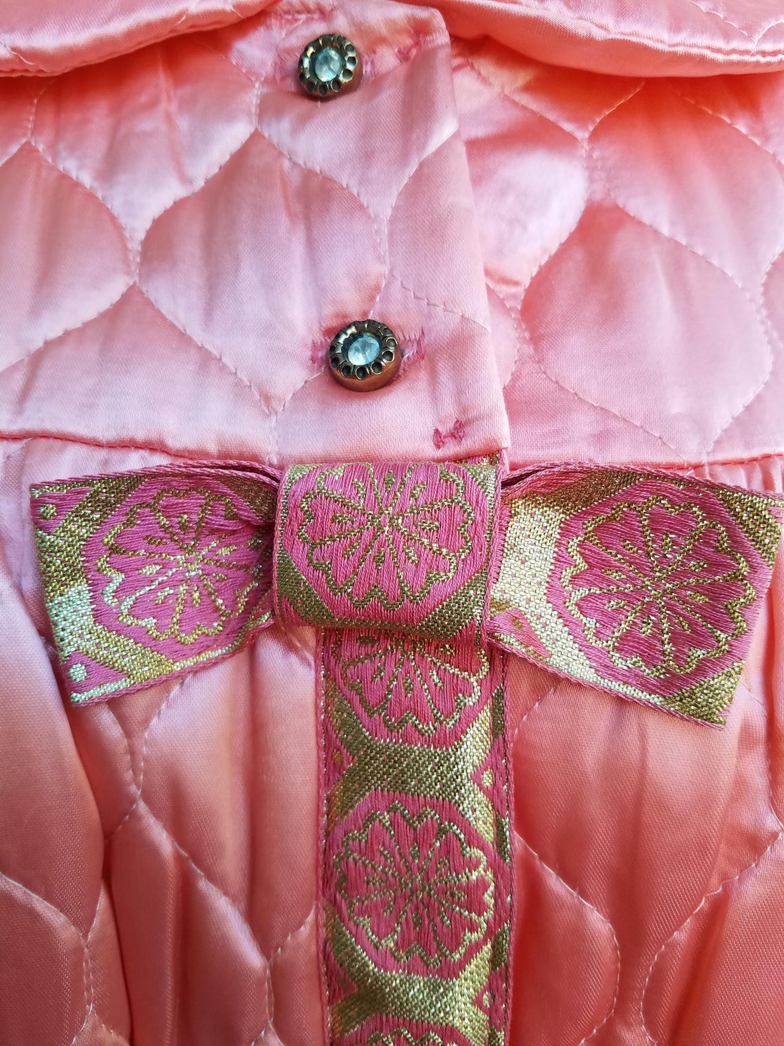 Quilted Pink Robe - Etsy