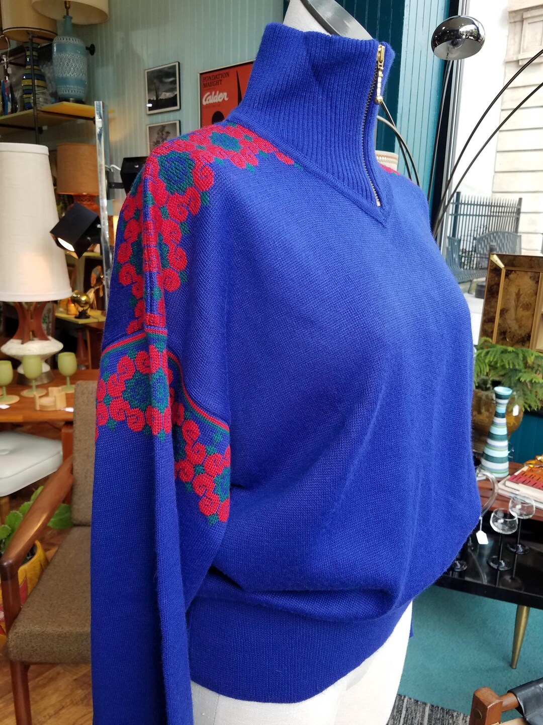 Purple Meister 1970s Sweater - Etsy