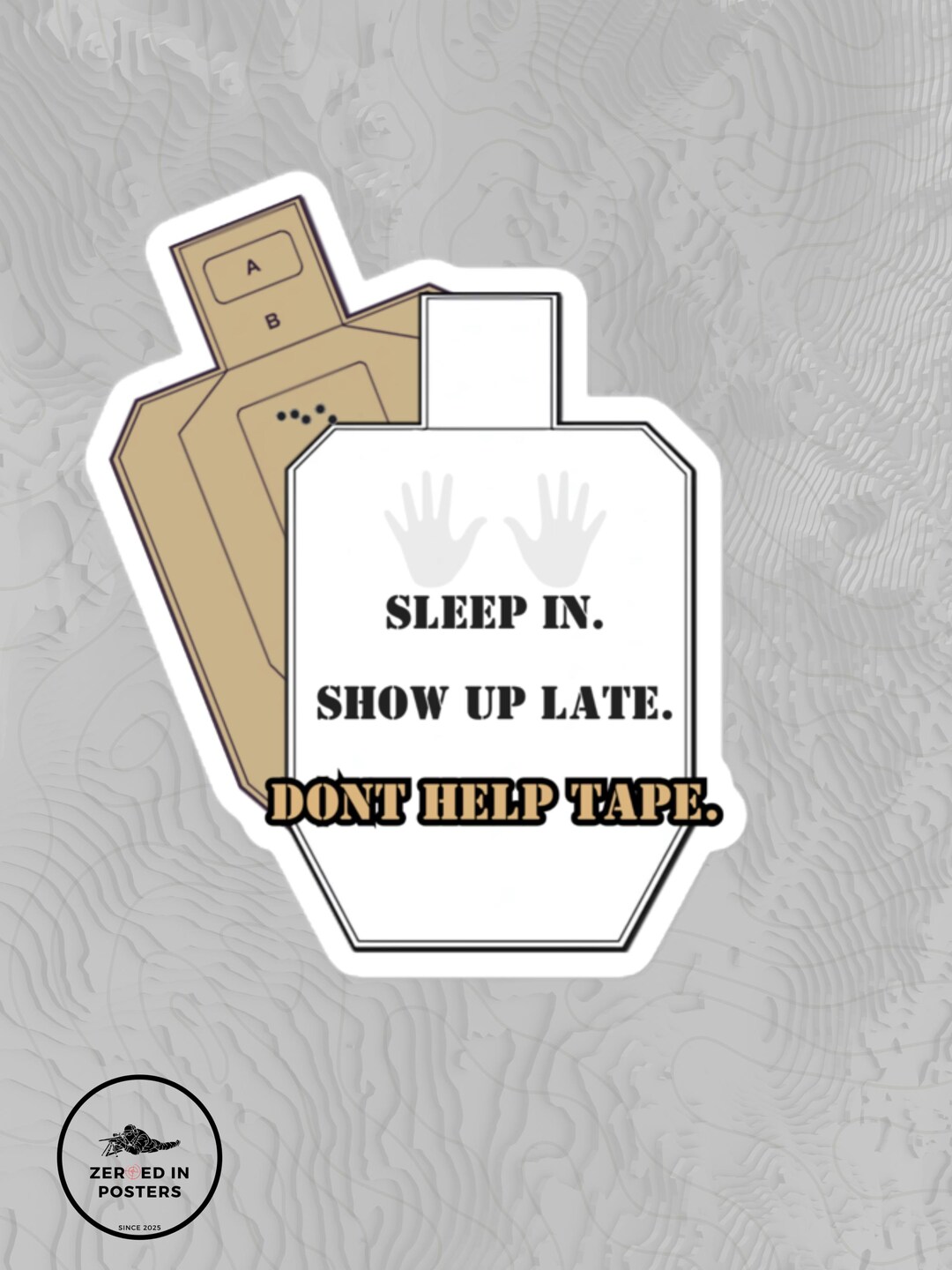 Sleep In. Show up Late. Don't Help Tape. Stickers (5 Count) | Durable ...