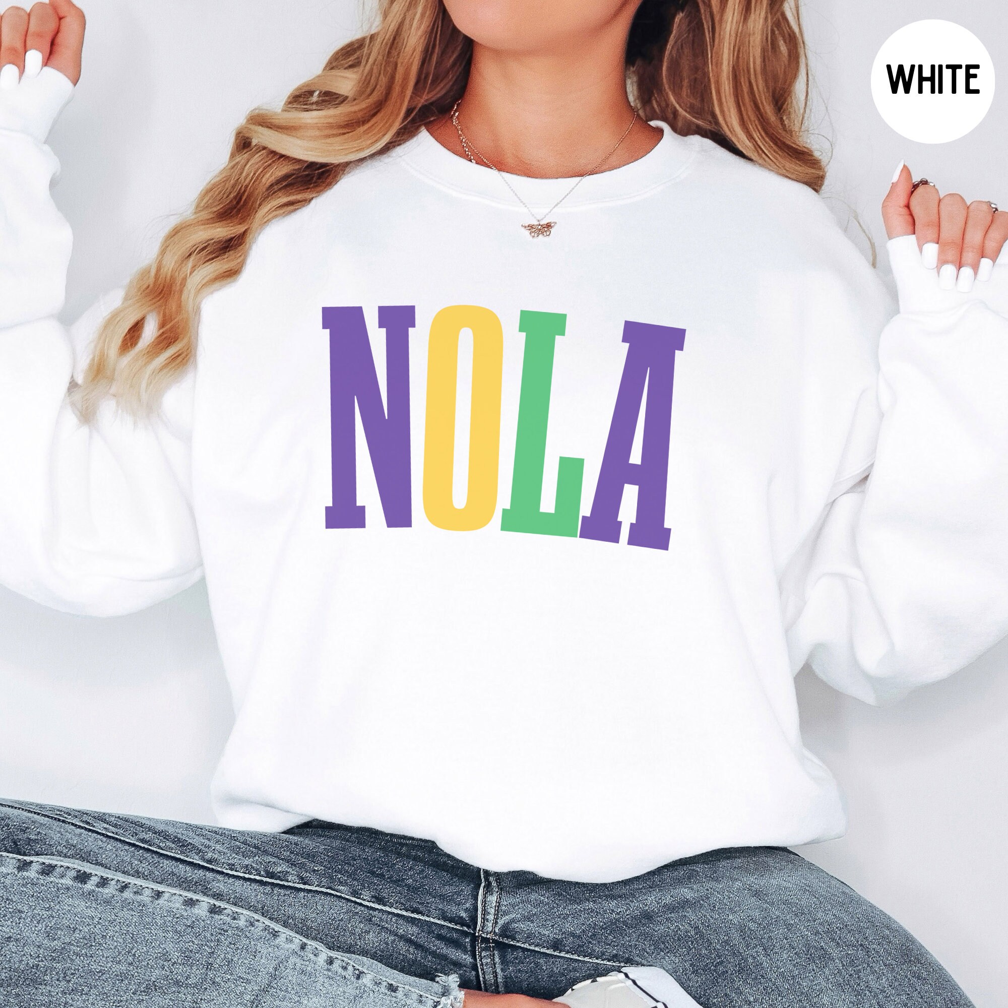 NOLA Sweatshirt, New Orleans Sweatshirt, New Orleans Vacation ...