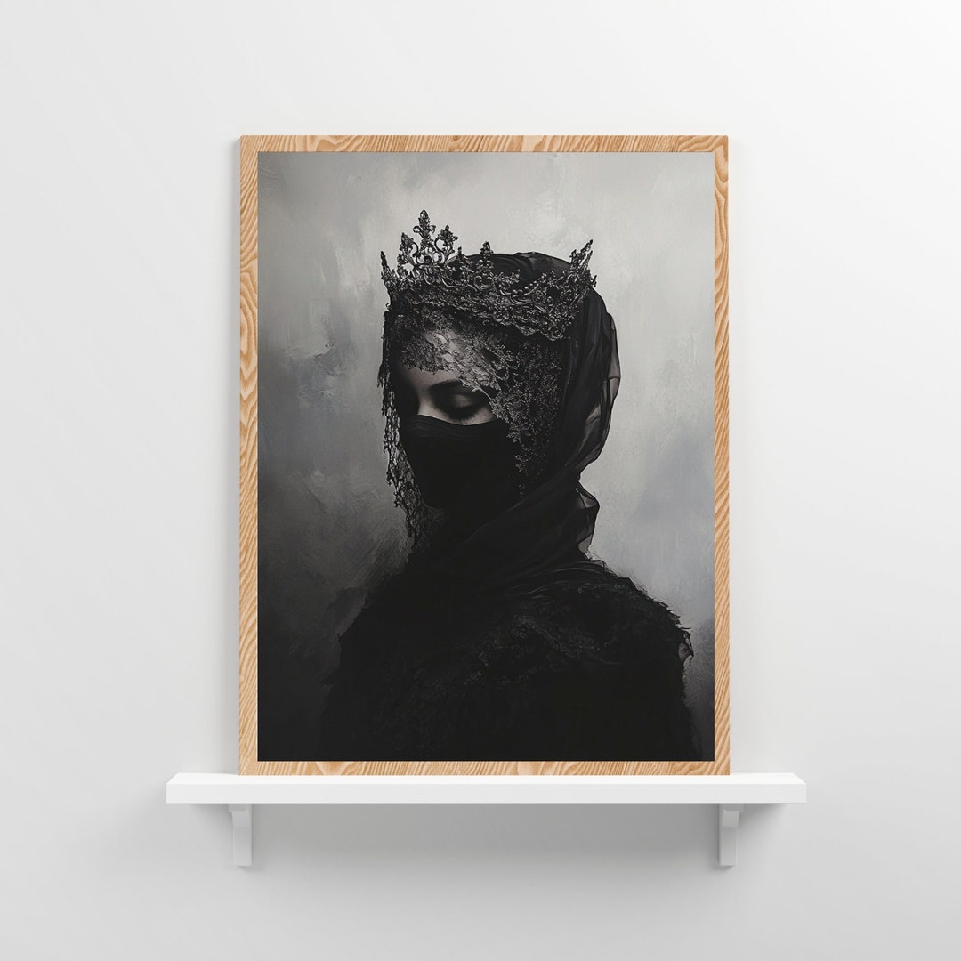 Victorian Oil Painting Printable Wall Art Gift Moody Aesthetic 300 DPI ...