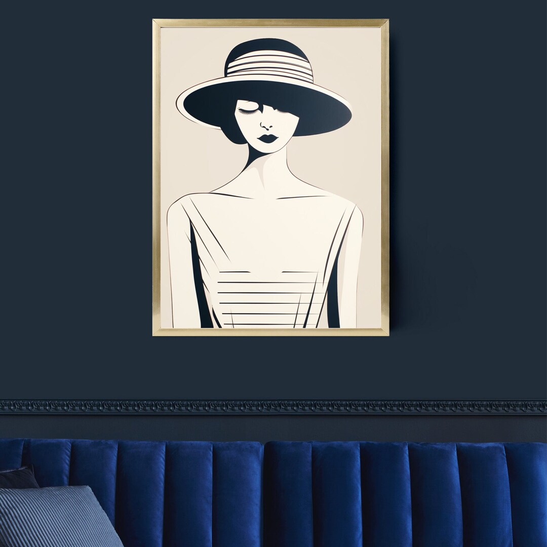 Retro Digital Art Print at Home Simple Digital Wall Art Printable ...