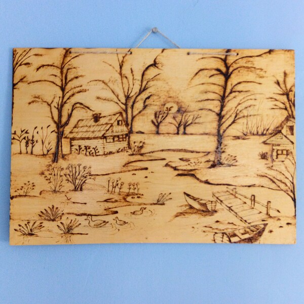 Wood Burning Art - Shop Online - Etsy
