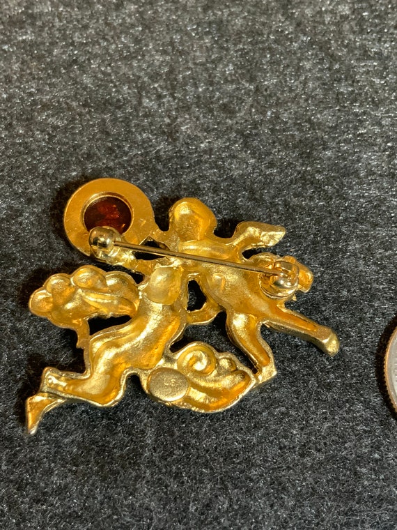 Louis Stern LS Cherub Brooch Pin - Gem