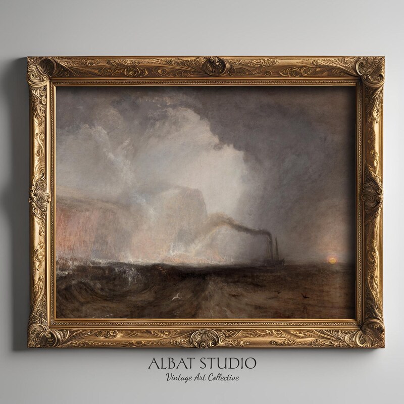 Ship Oil Painting Big - Etsy