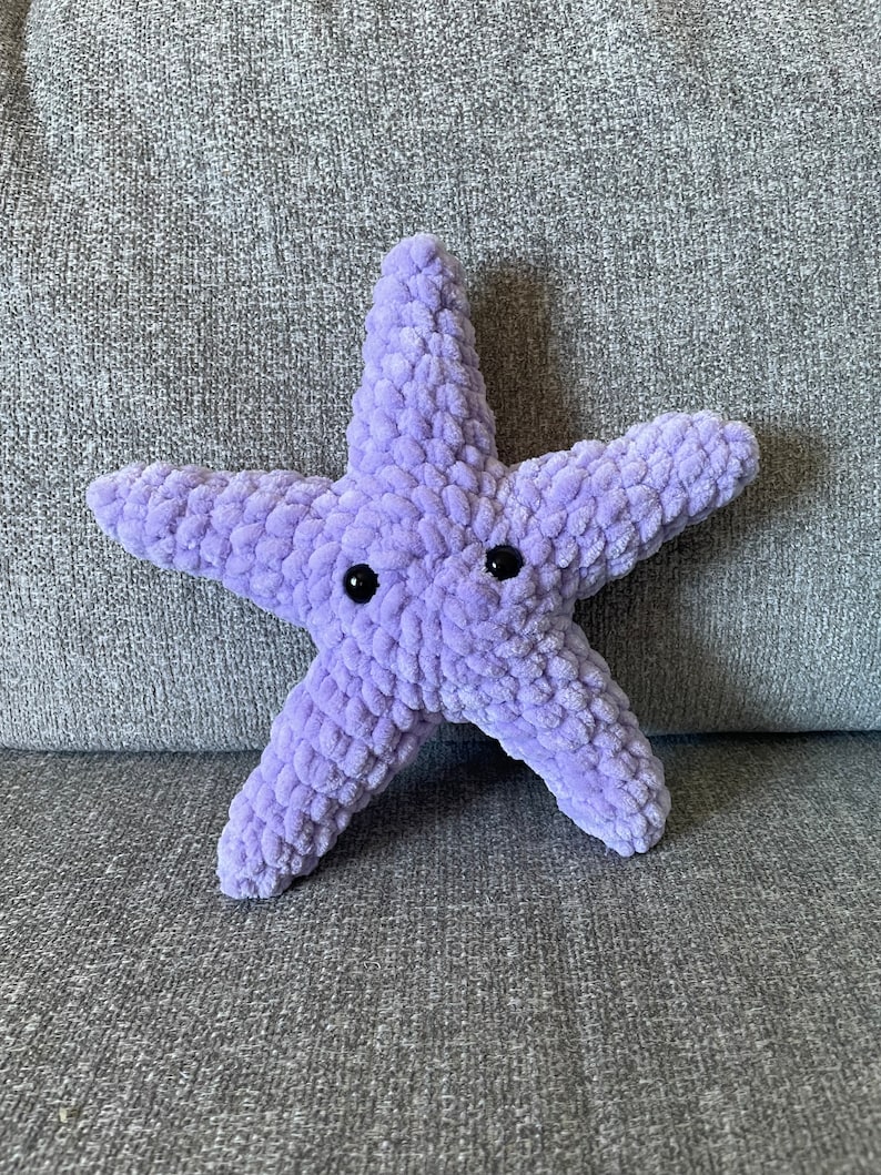 Cute Crochet Starfish Plushies, Birthday Gift Stuffed Toy for Kids and ...