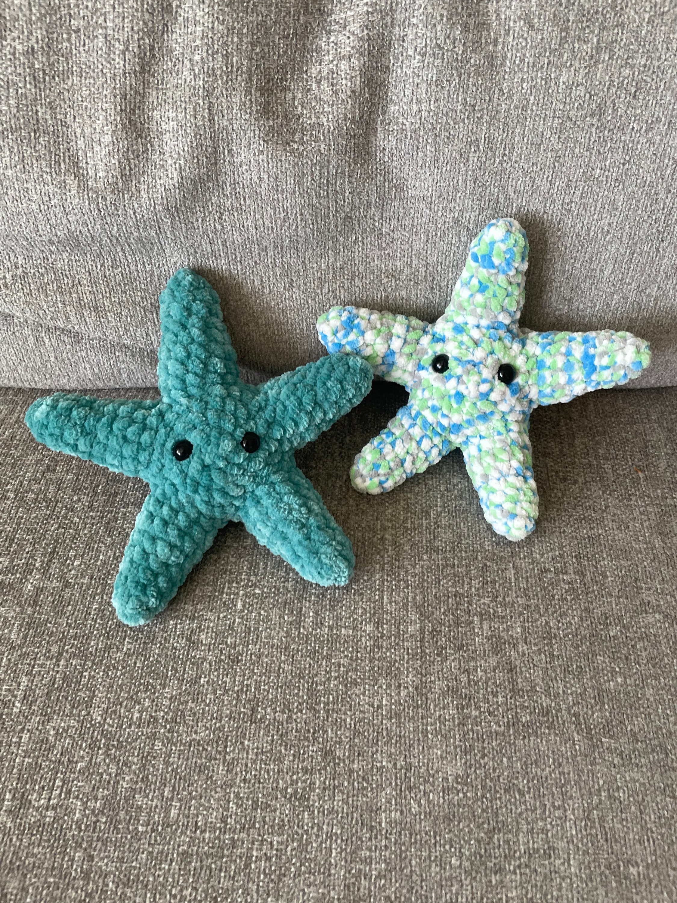 Cute Crochet Starfish Plushies, Birthday Gift Stuffed Toy for Kids and ...