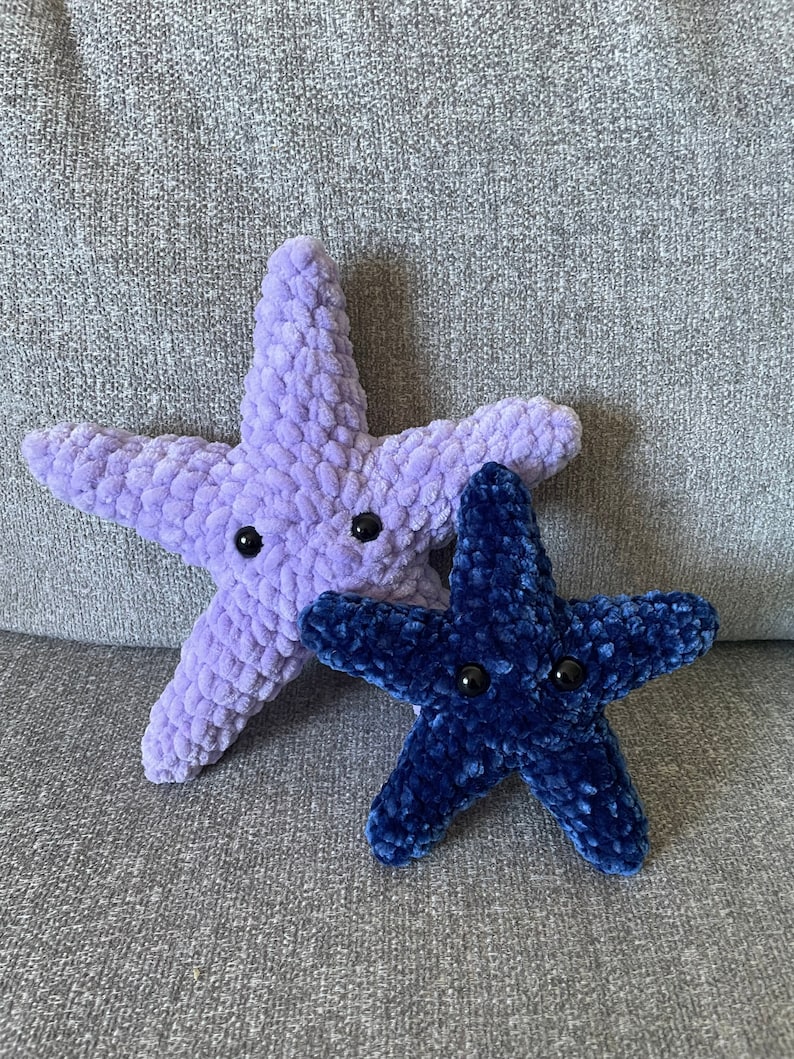 Cute Crochet Starfish Plushies, Birthday Gift Stuffed Toy for Kids and ...