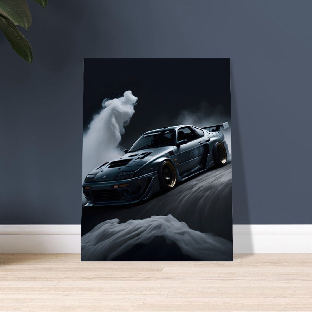 Supra MK4 Stylish Vertical Metal Car Poster Drifting - Etsy