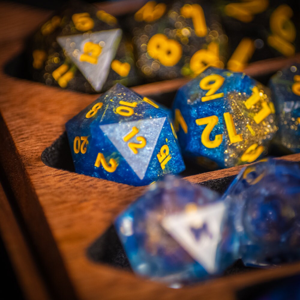Adventurer's Essential: Complete Set of Polyhedral Roleplaying Dice - Etsy