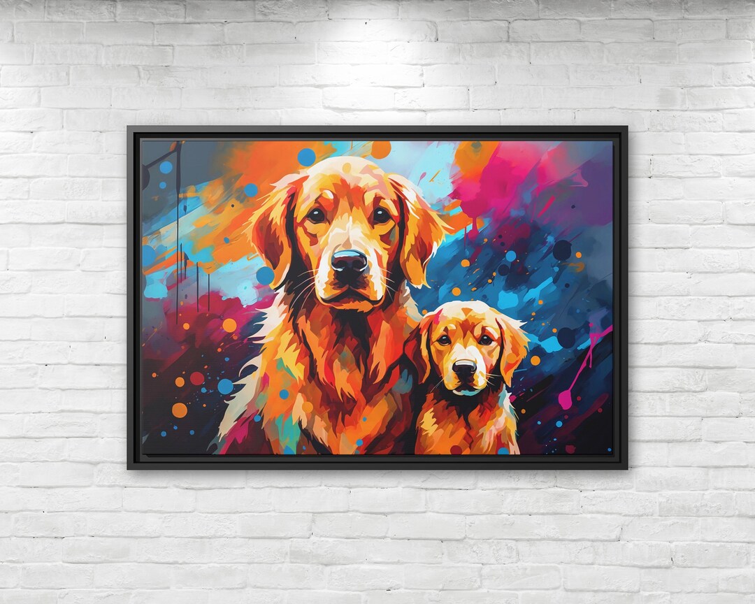 Canvas Print Labrador Modern Wall Art Home Decor Large Canvas Art ...