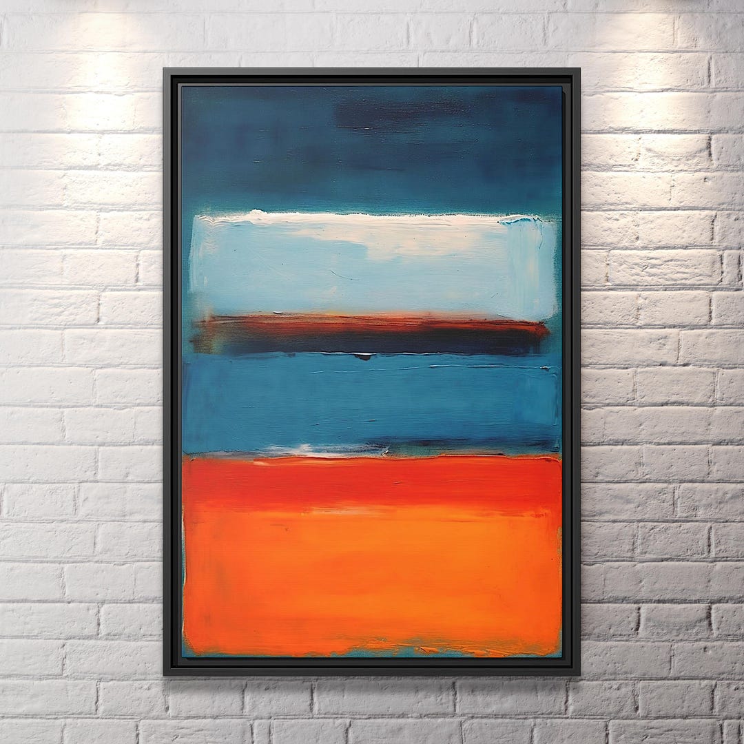 Mark Rothko Painting Gallery Wall Frames Mark Rothko Wall Art ...
