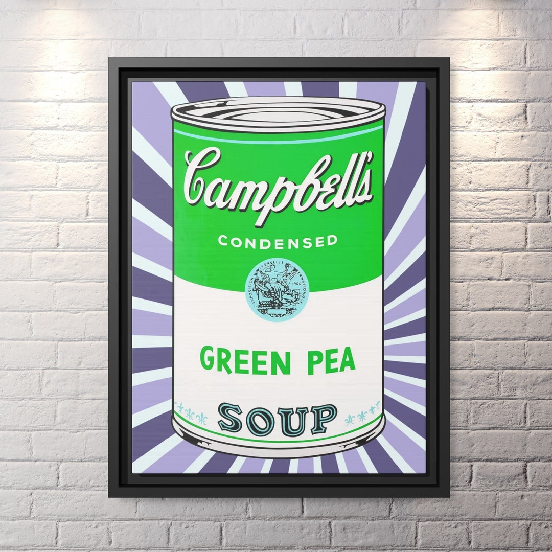 Campbell Soup Can Wall Art Pop Culture Andy Warhol Print Soup Poster ...
