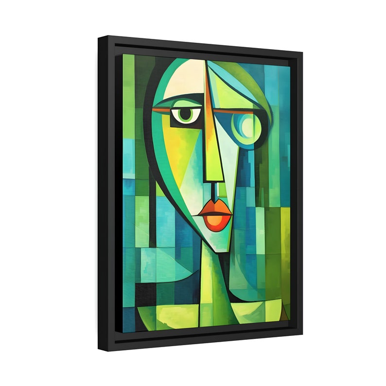 Abstract Cubism Canvas Print Modern Wall Art Large Decor - Etsy