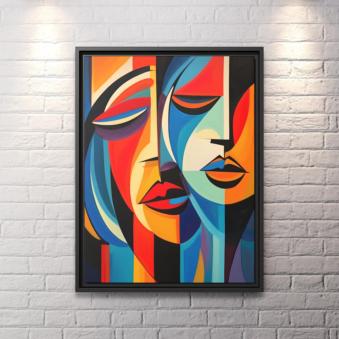 Cubist Painting Pablo Picasso Wall Art Cubism Print Picasso Canvas ...
