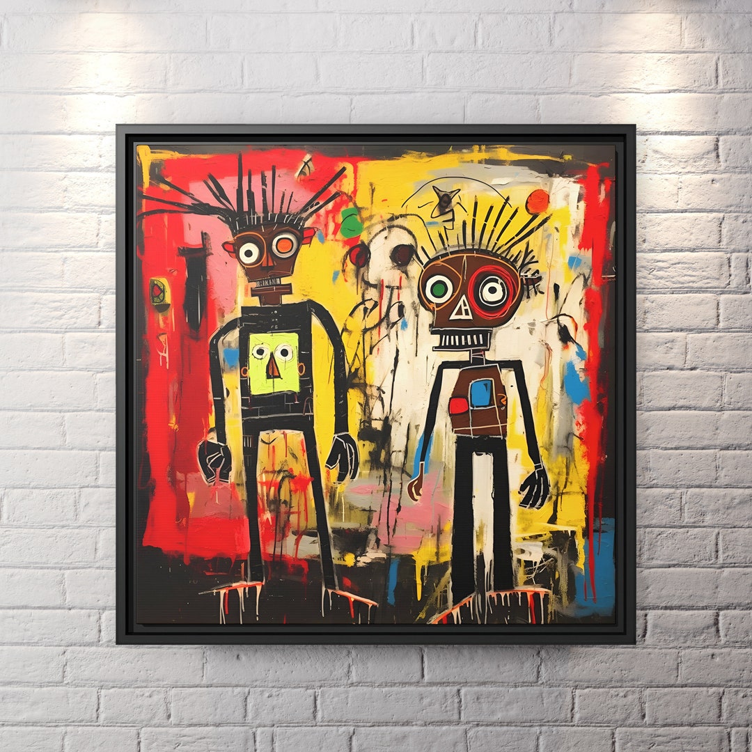 Wall Art Basquiat Canvas Banksy Print Extra Large Painting Basquiat Pop ...