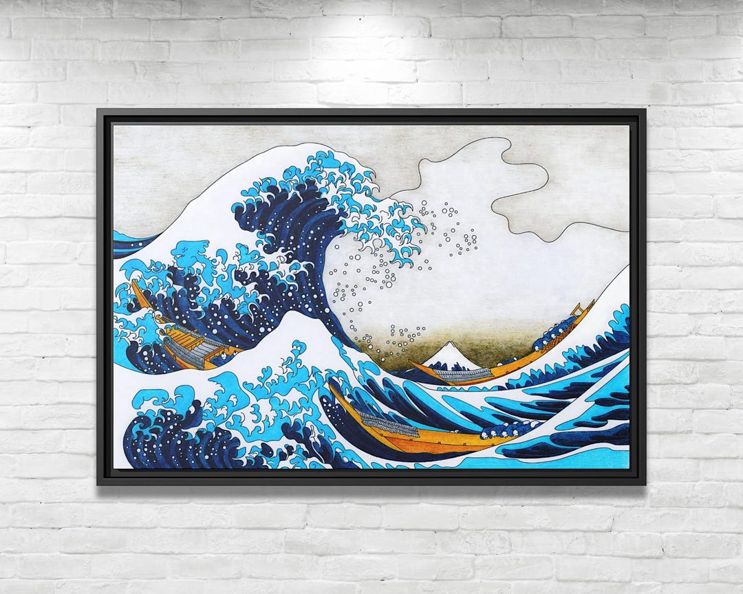 The Great Wave off Kanagawa Hokusai Art Print the Great Wave Art ...