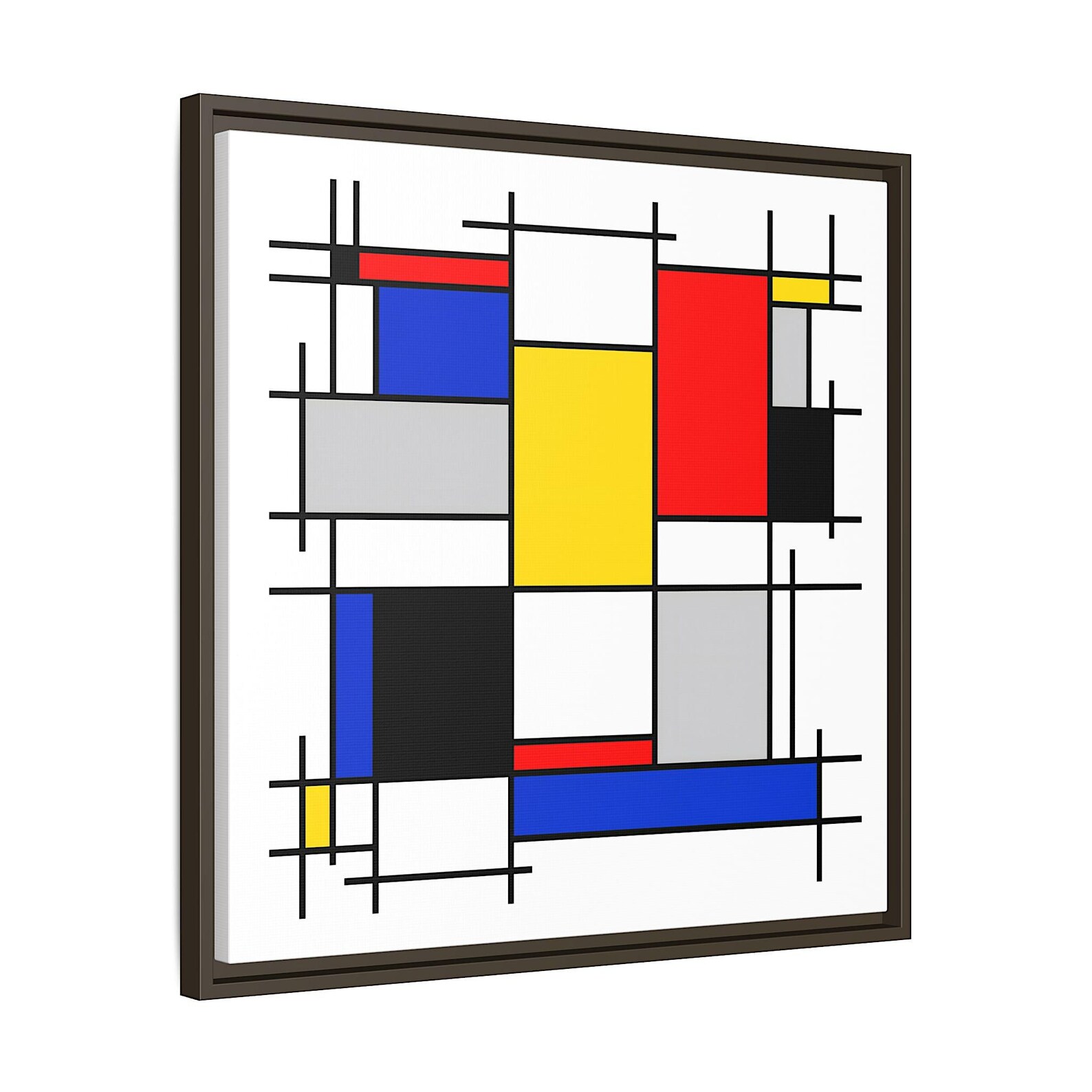 Piet Mondrian Wall Art Large Abstract Painting Mondrian Dutch Painting ...