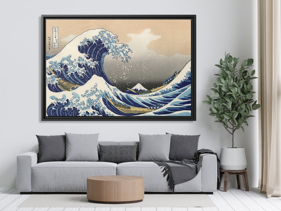 The Great Wave off Kanagawa Hokusai Art Print the Great Wave Art ...