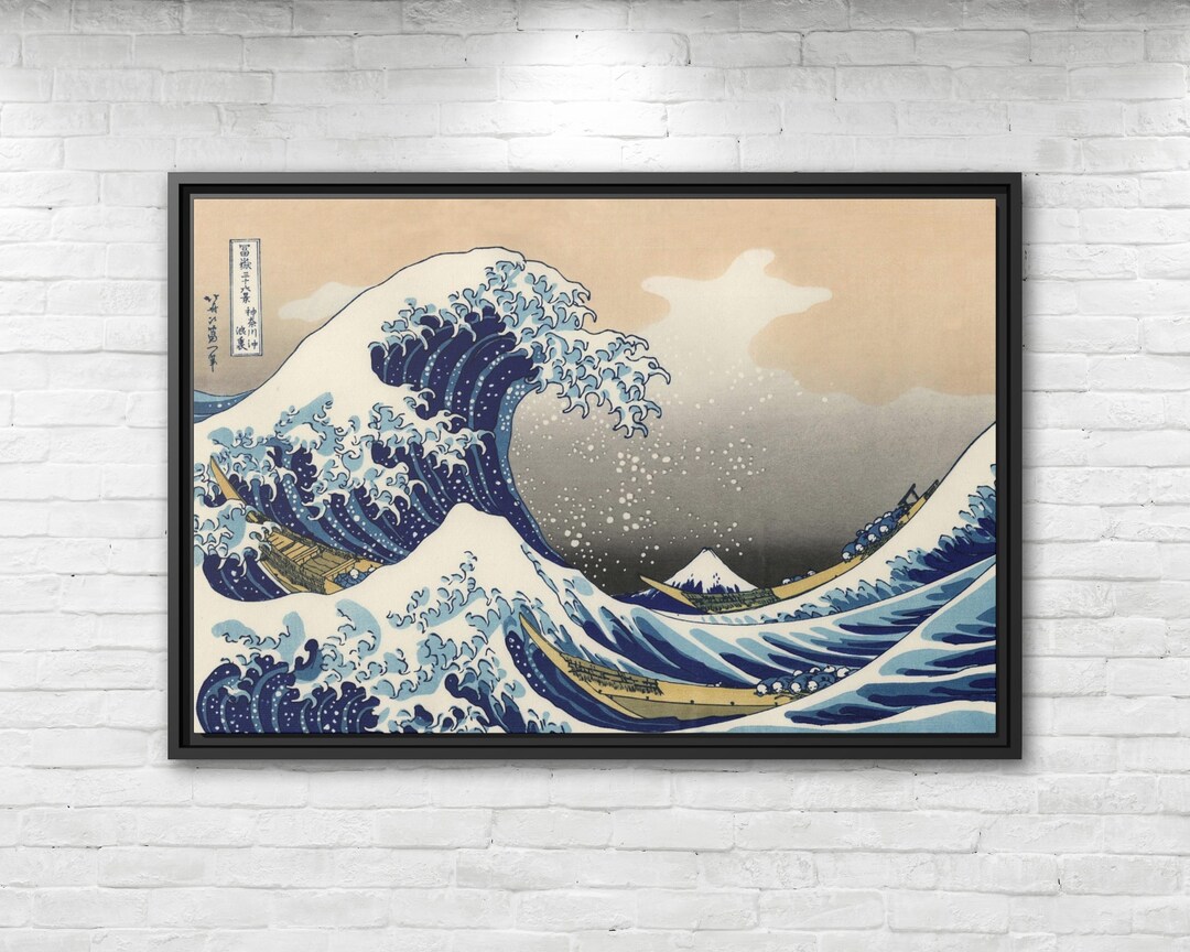 The Great Wave off Kanagawa Hokusai Art Print the Great Wave Art ...